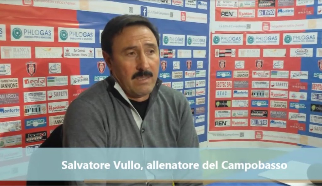 La conferenza stampa di Salvatore Vullo, allenatore del Campobasso ...