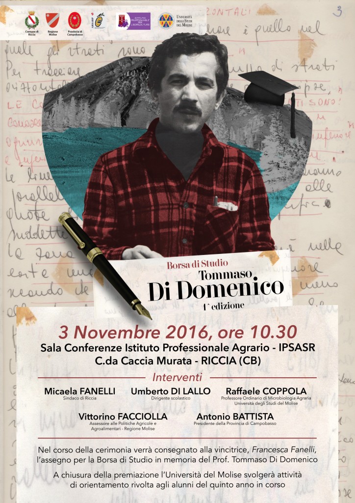 Borsa di studio Tommaso Di Domenico, a Riccia la consegna alla ...
